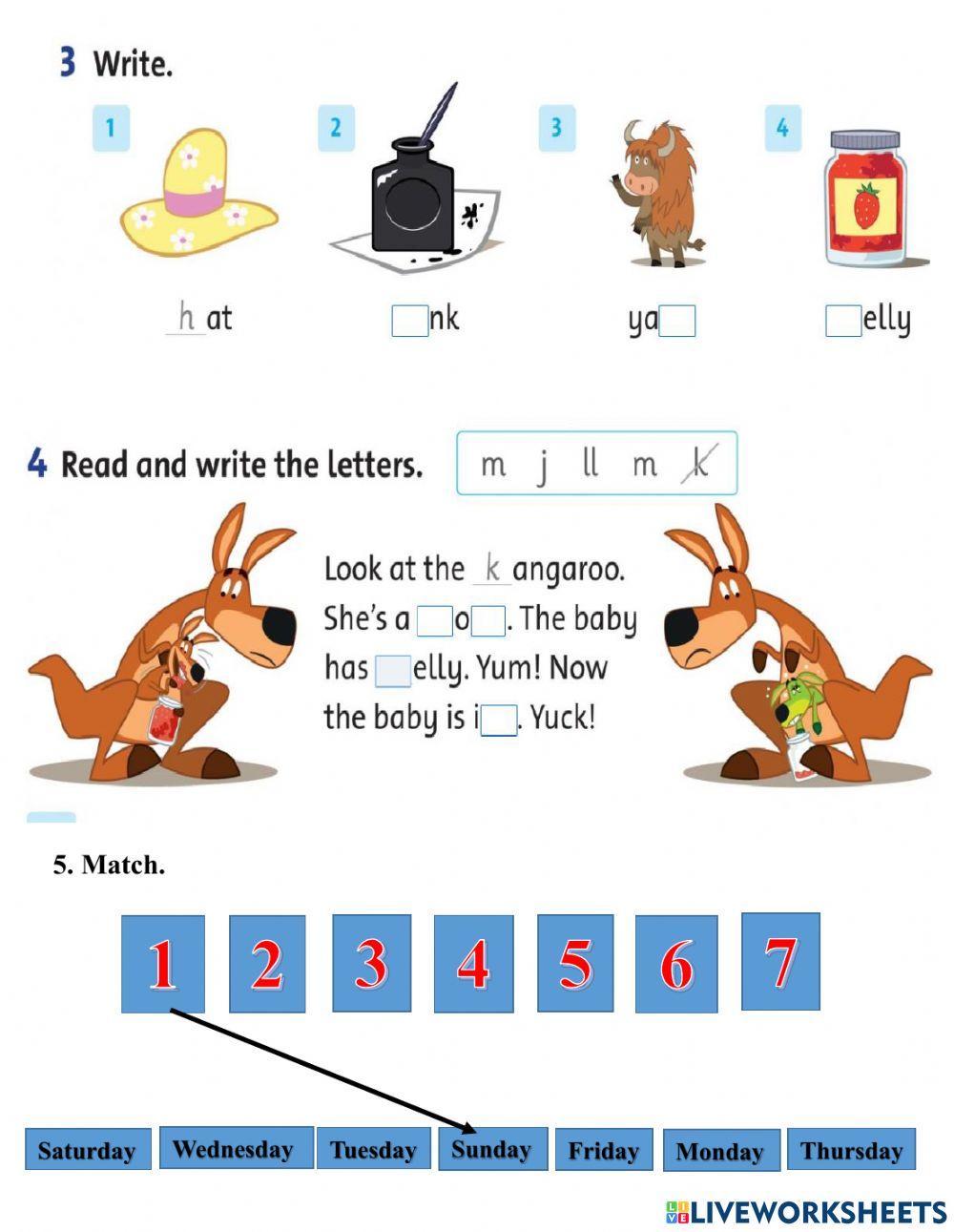 Grade 2 - starter- lesson 5&6 1533035 | Cao thoa