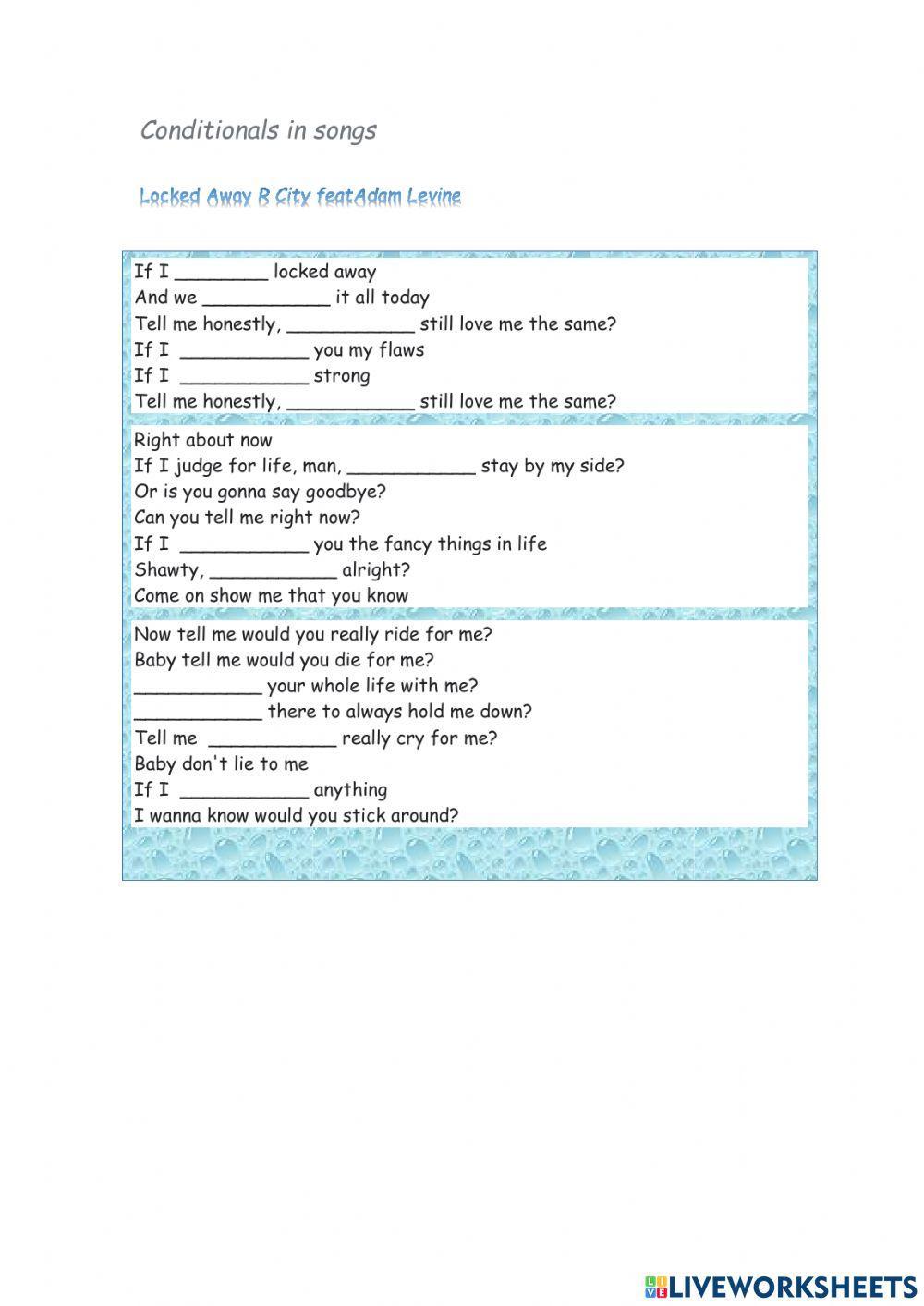 Conditionals in… | Free Interactive Worksheets | 1533479