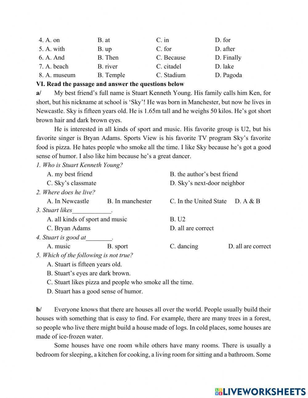 Review mid term… | Free Interactive Worksheets | 1533848