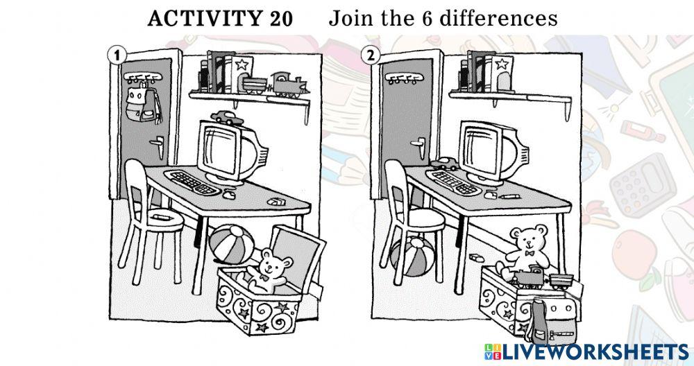 Spot the differences | babel87 | Live Worksheets
