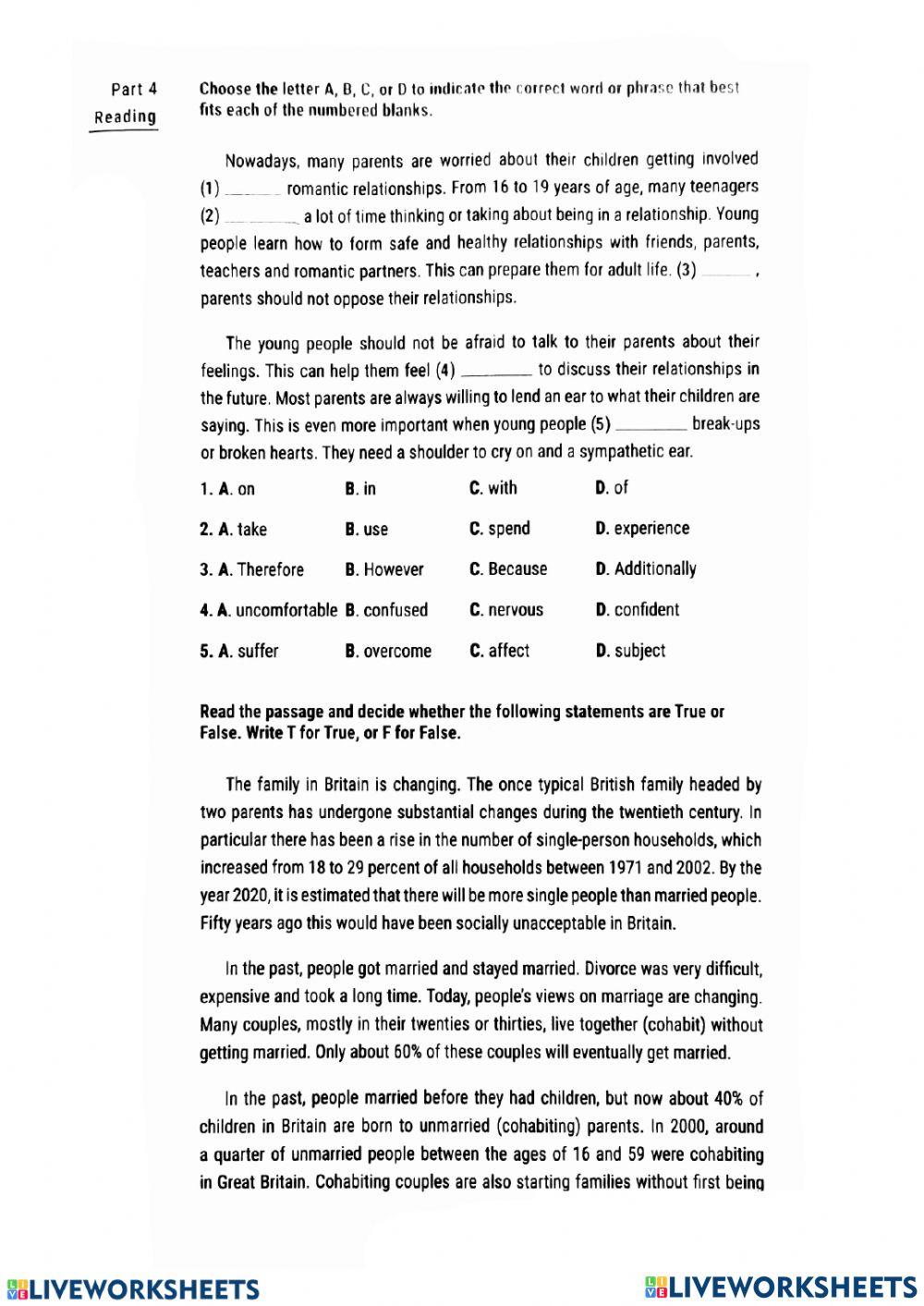 G11 Review 1 2 3 worksheet | Live Worksheets