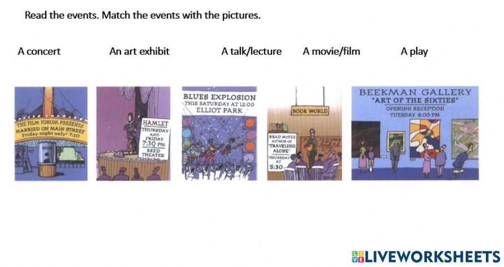 Sanchez | Events 1535490 | LiveWorksheets