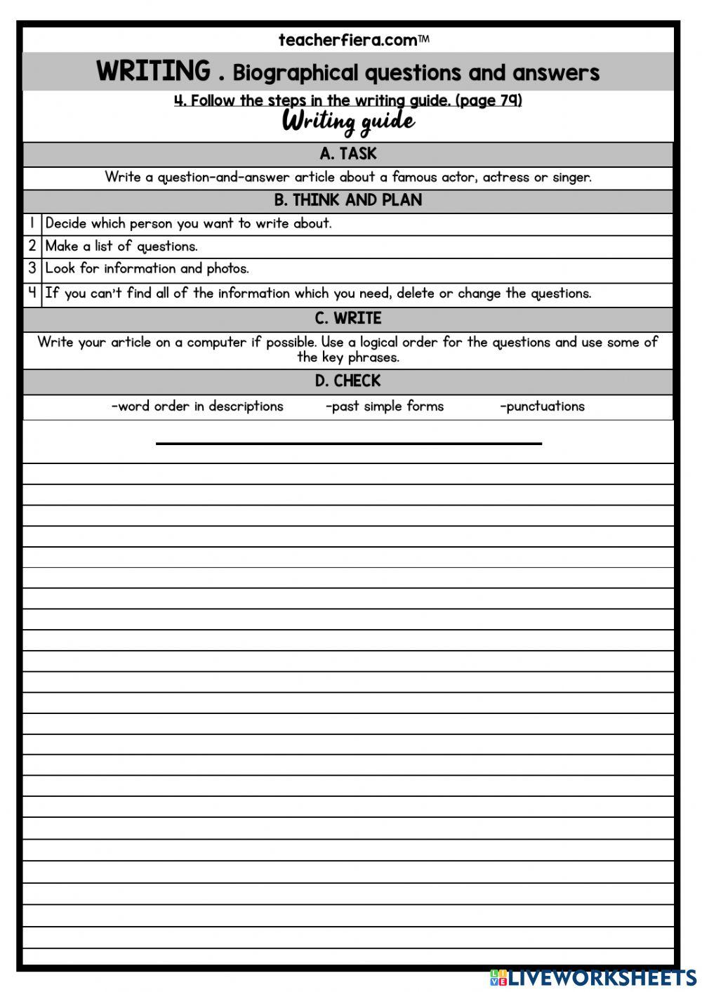 English Y5 page… | Free Interactive Worksheets | 5209754