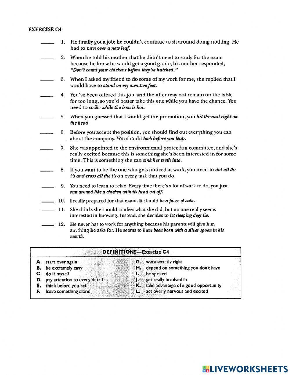 Toefl appendix … | Free Interactive Worksheets | 1537611
