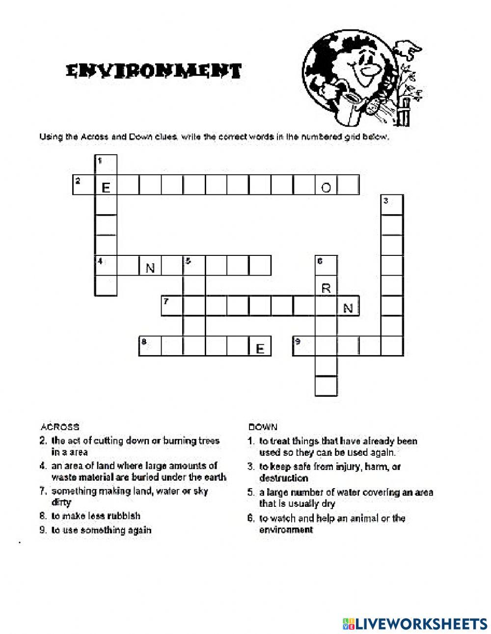 UNIT 6: GO GREEN (VOCABULARY PRACTICE) online exercise for | Live ...