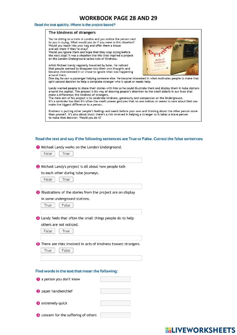 Achievers b1+ w… | Free Interactive Worksheets | 1537947