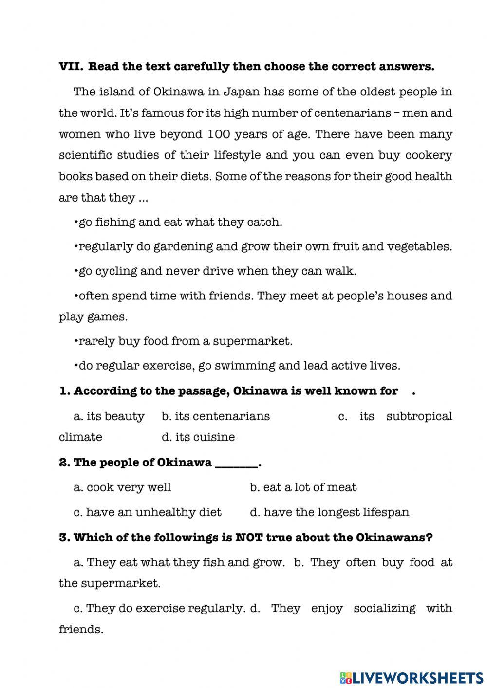 GRADE 7 - UNIT … | Free Interactive Worksheets | 6748374