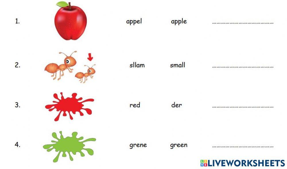 Letter A online worksheet for 1st | Live Worksheets