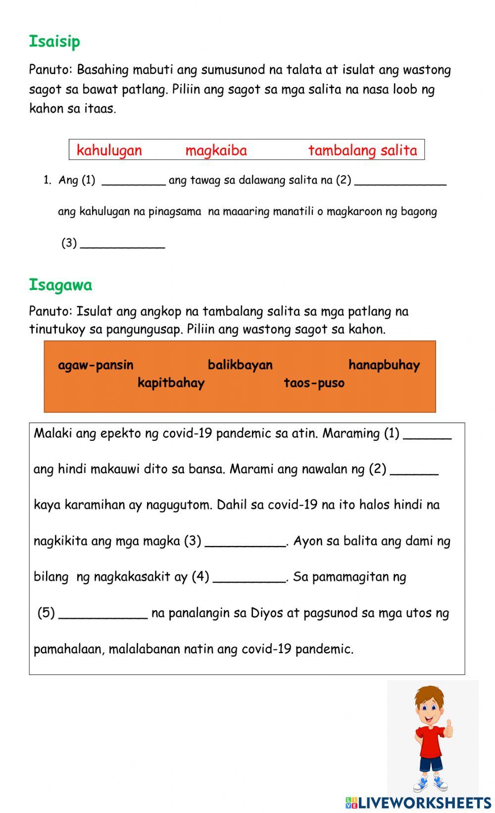 Mga Kahulugan Ng Tambalang Salita Mga Kahulugan Ng Tambalang Salita