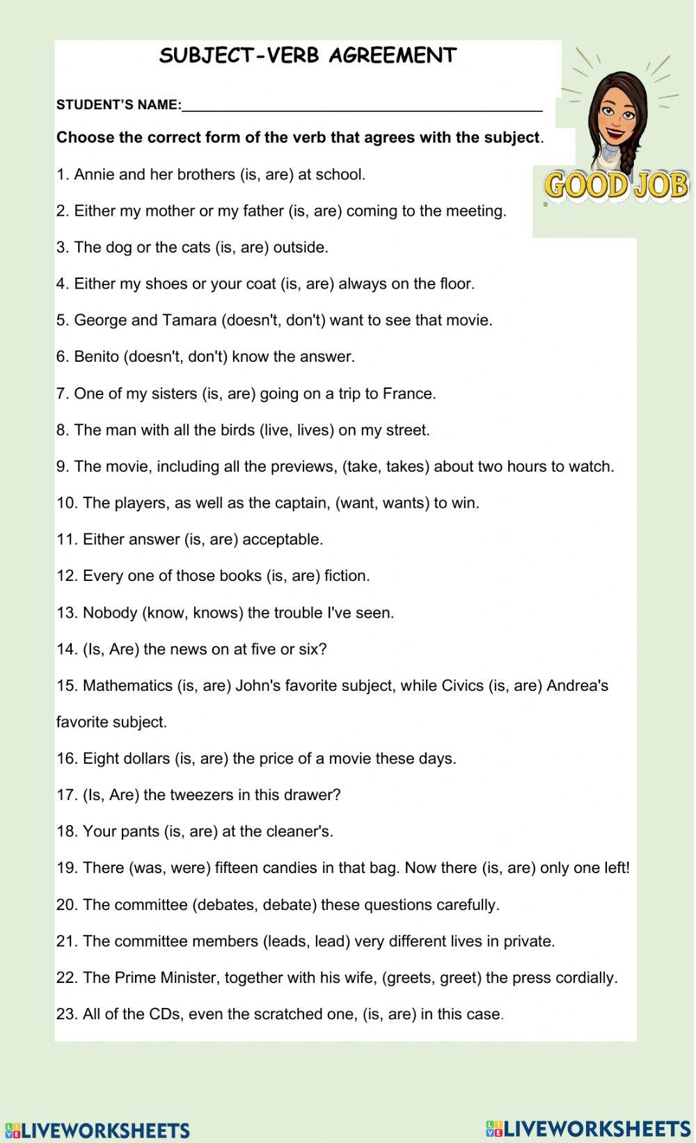 4174549 | SVA EXERCISE | nsyaheera | LiveWorksheets