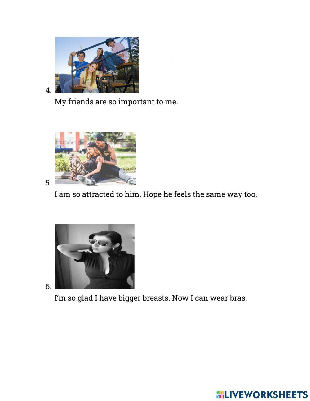 Adolescent Deve… | Free Interactive Worksheets | 1540291