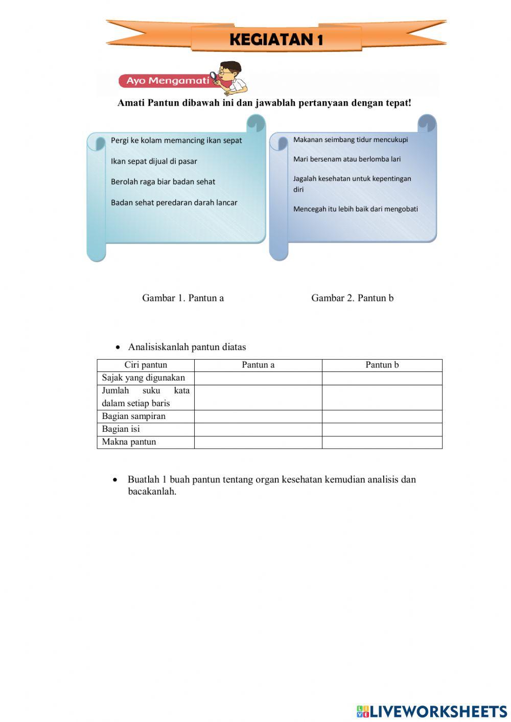 Lkpd 1 oke worksheet | Live Worksheets