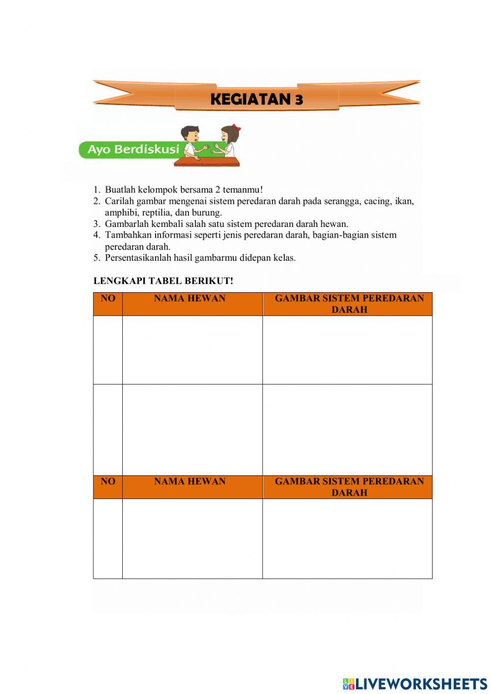 Lkpd 1 oke worksheet | Live Worksheets