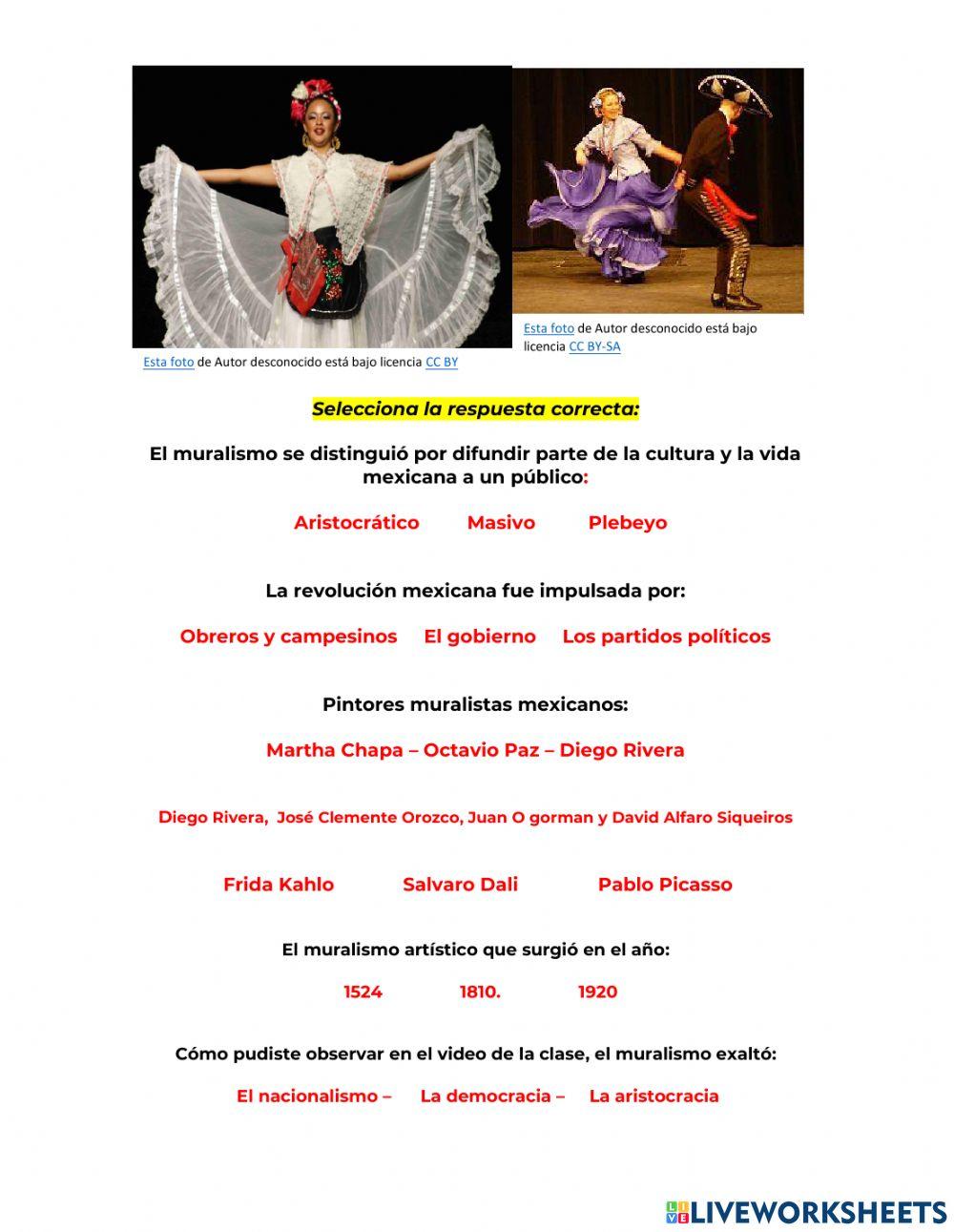 Arte en contexto worksheet | Live Worksheets