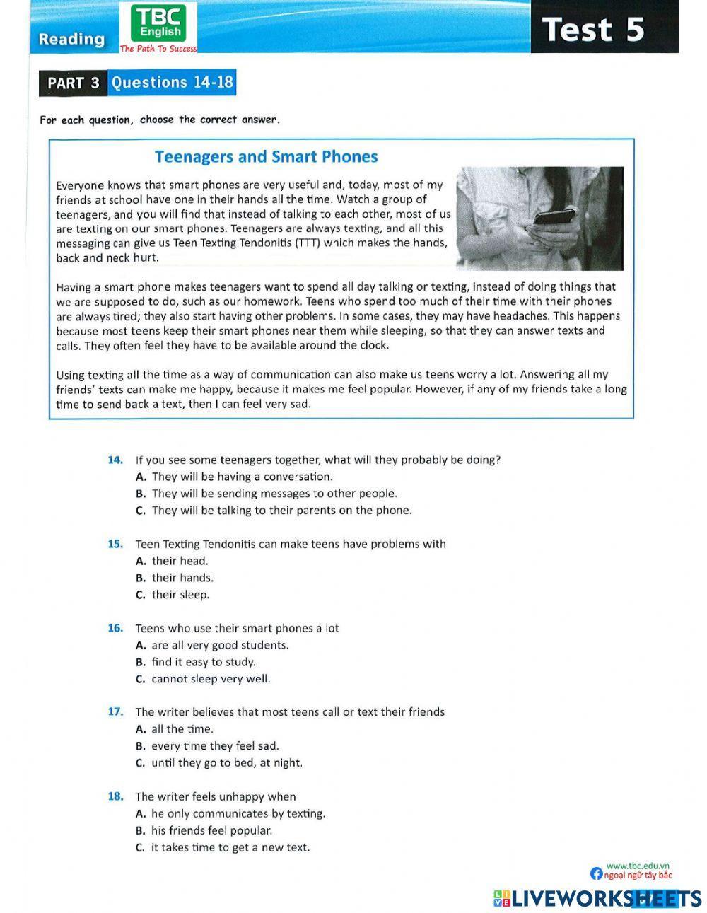 Simply KET Test… | Free Interactive Worksheets | 1542266