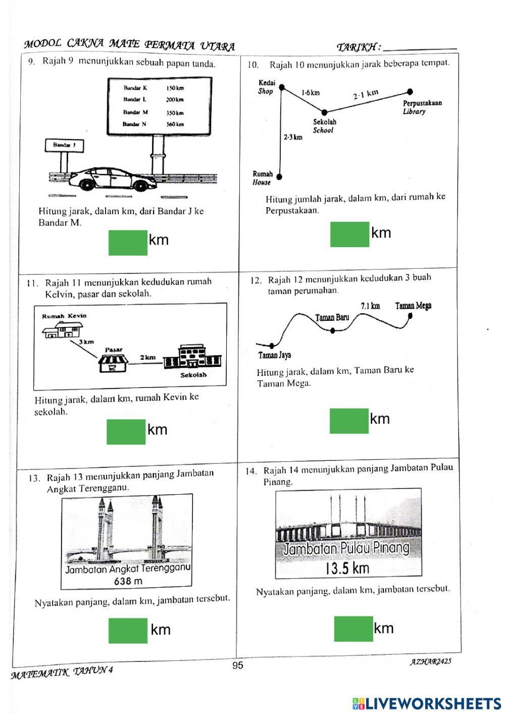Mengukur Unit Panjang Tahun 4 1543280 | Yan5894 | Live