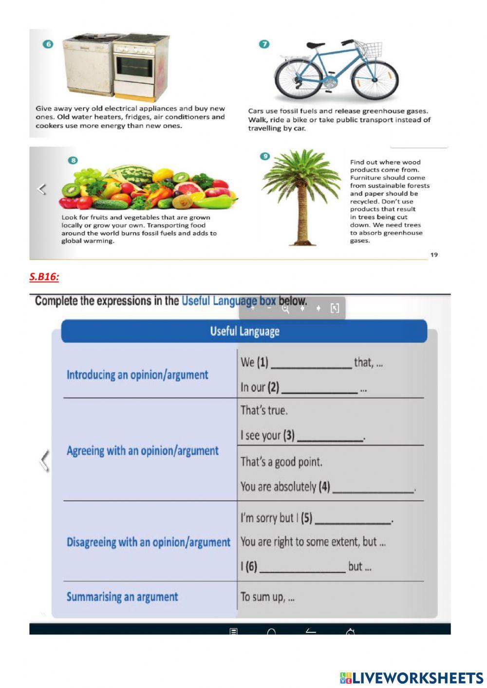 Climate Change 4 worksheet | Live Worksheets