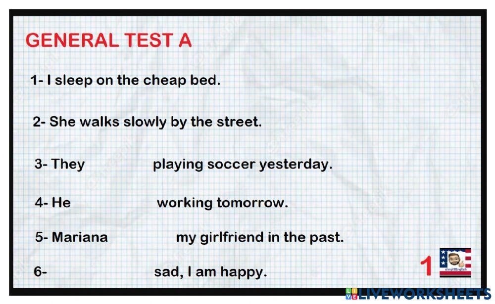 Test general ingles a | Cristian Villa | Live