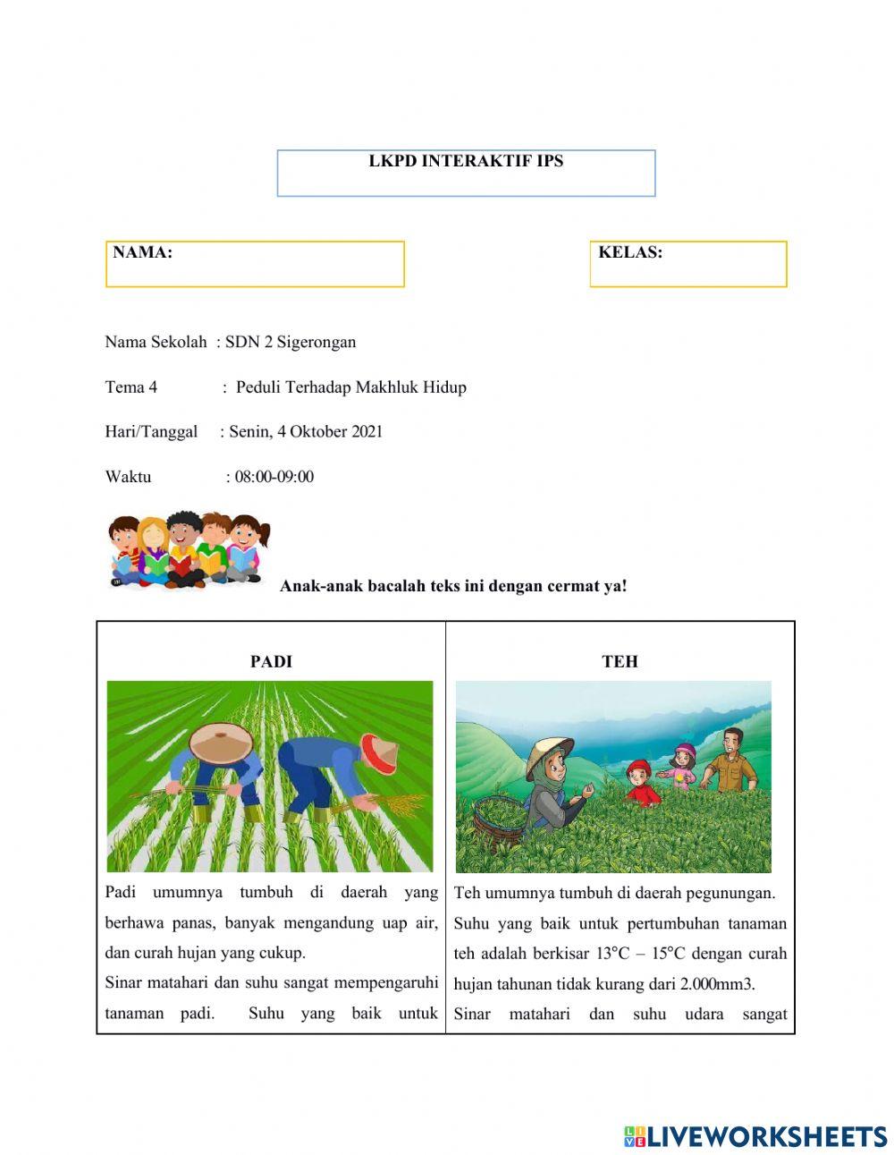 Lkpd interaktif… | Free Interactive Worksheets | 1472577