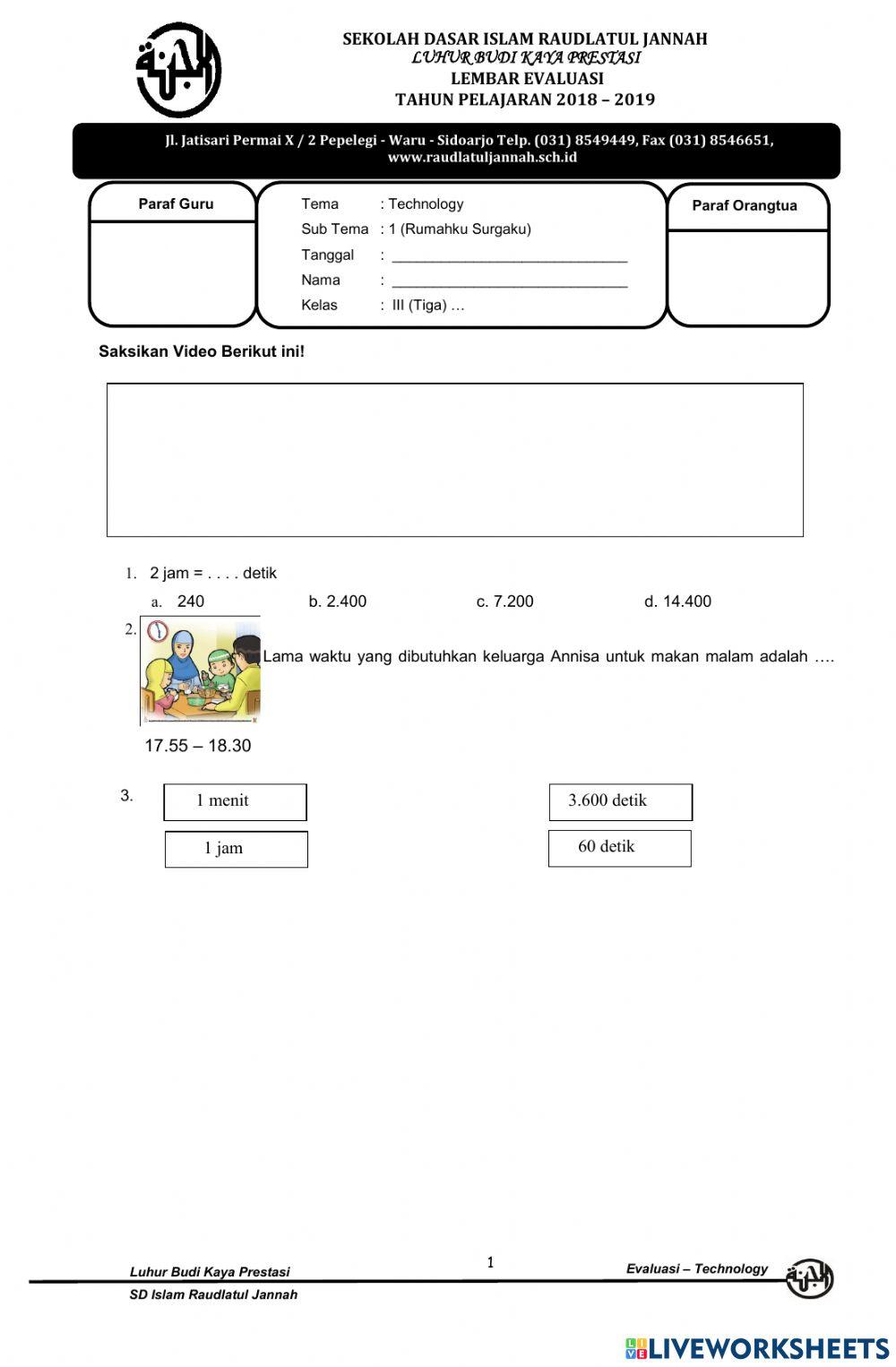 Soal online pdf worksheet | Live Worksheets