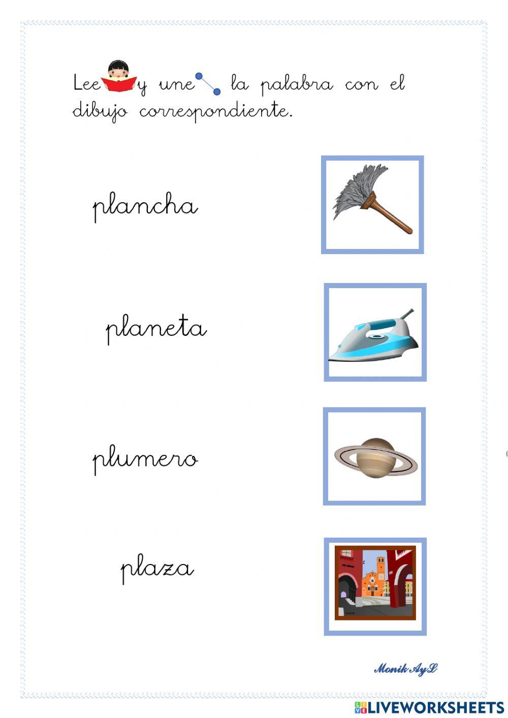 Lectura trabada… | Free Interactive Worksheets | 1473156