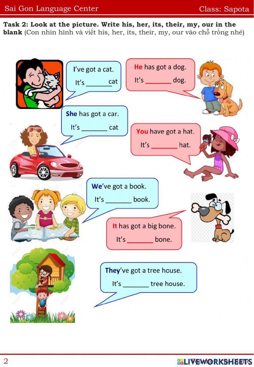 Homework-class Lily (Oct 2nd) interactive worksheet | Live Worksheets