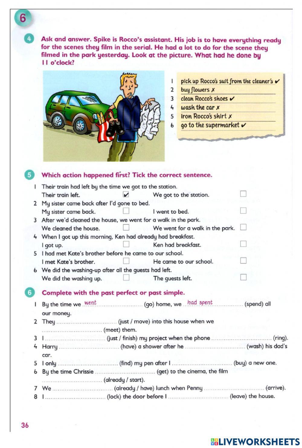 New grammar time 4 worksheet | Live Worksheets