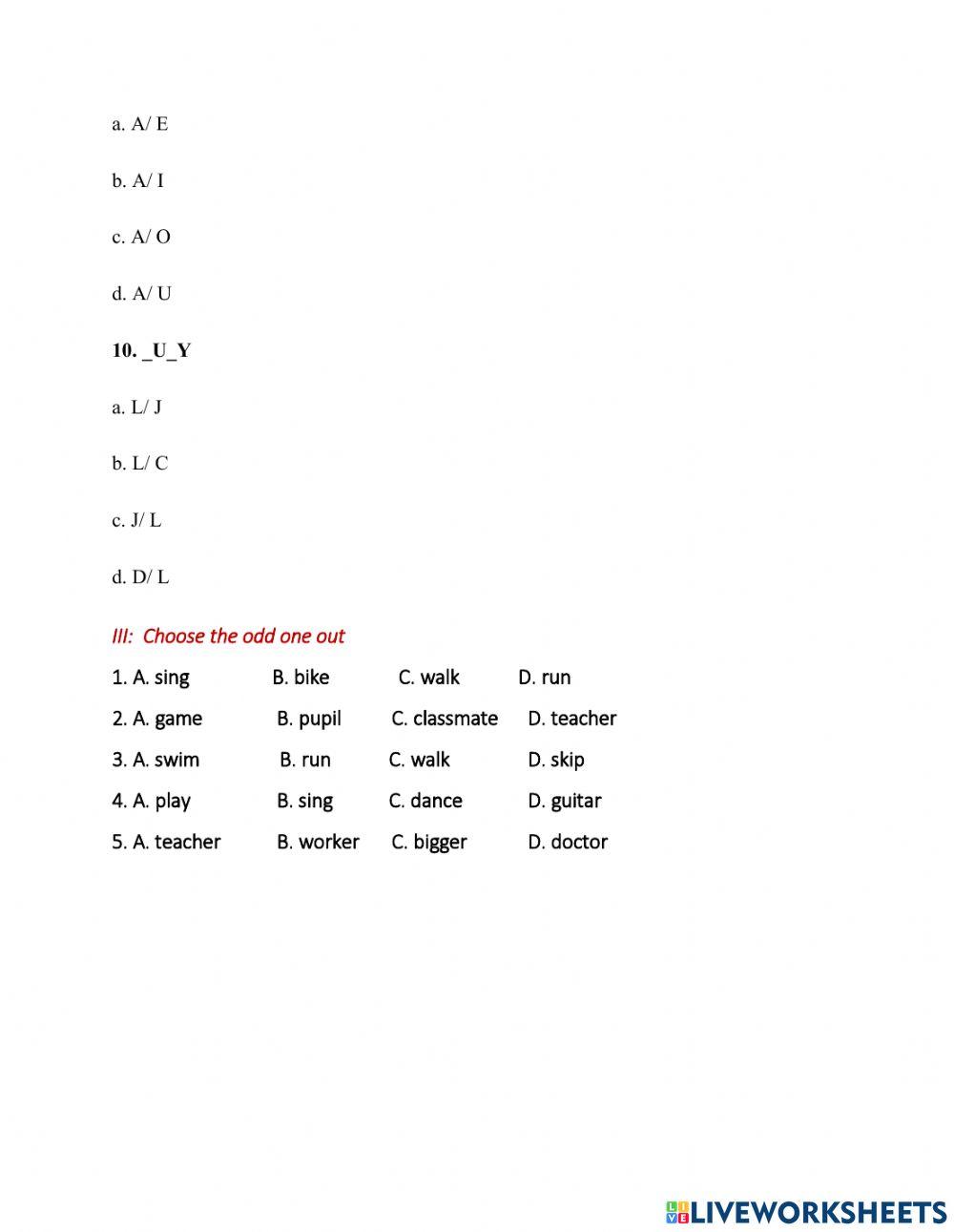 Grade 4 worksheet interactive activity for 4 | Live Worksheets