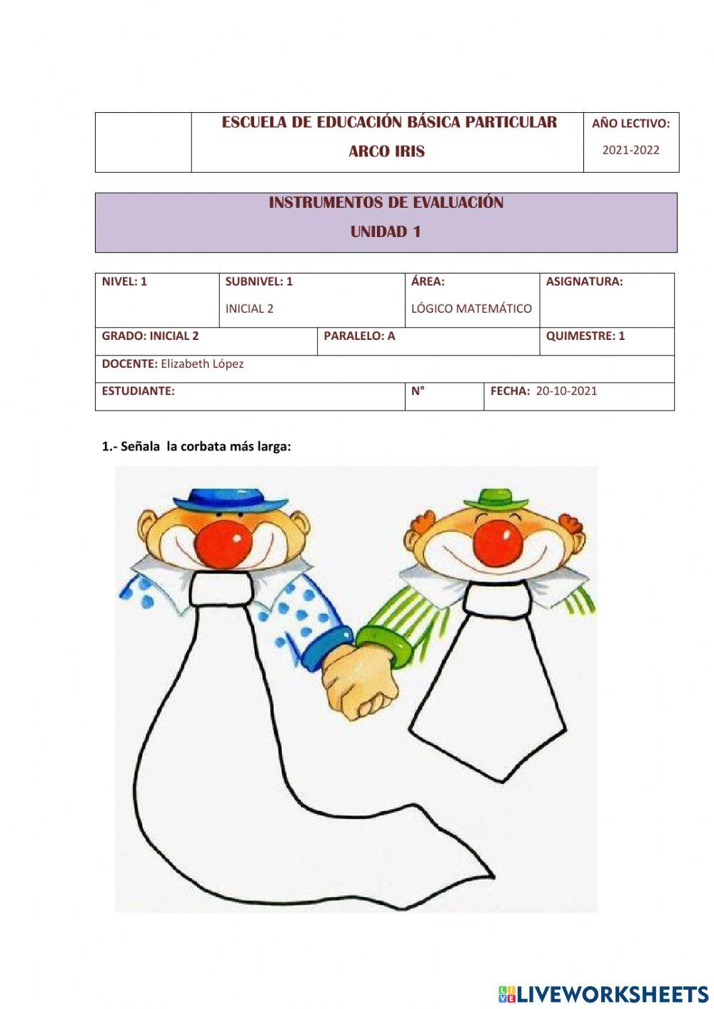 Logico-matematico interactive worksheet | Live Worksheets
