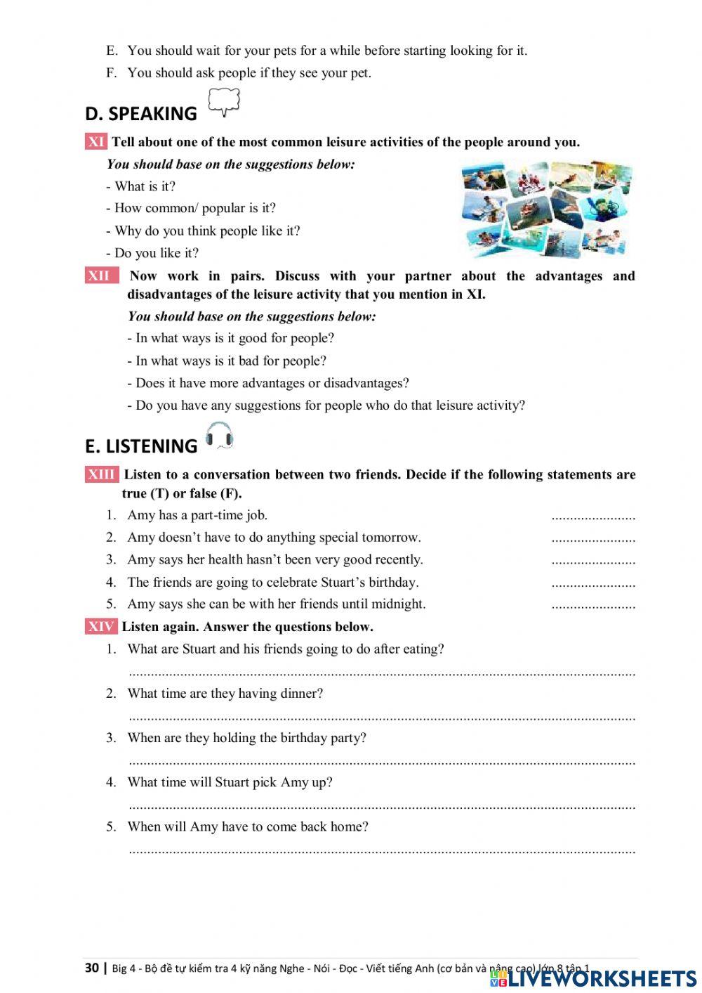 Mid term G8 worksheet | Live Worksheets