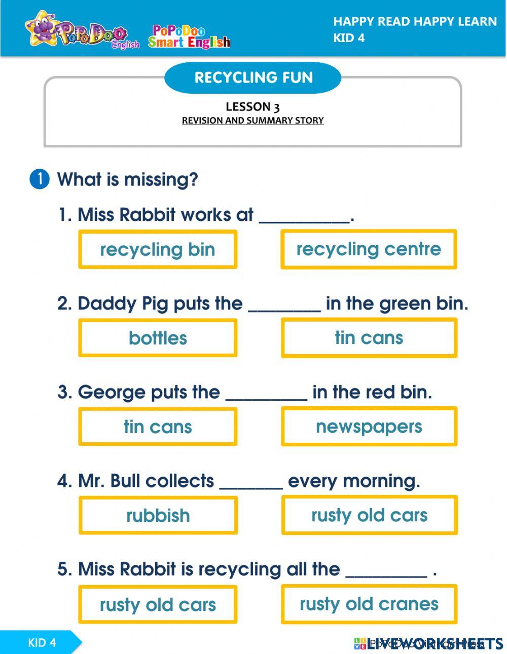 Peppa-Recycling Fun 3 1546556 | panda0310 | Live