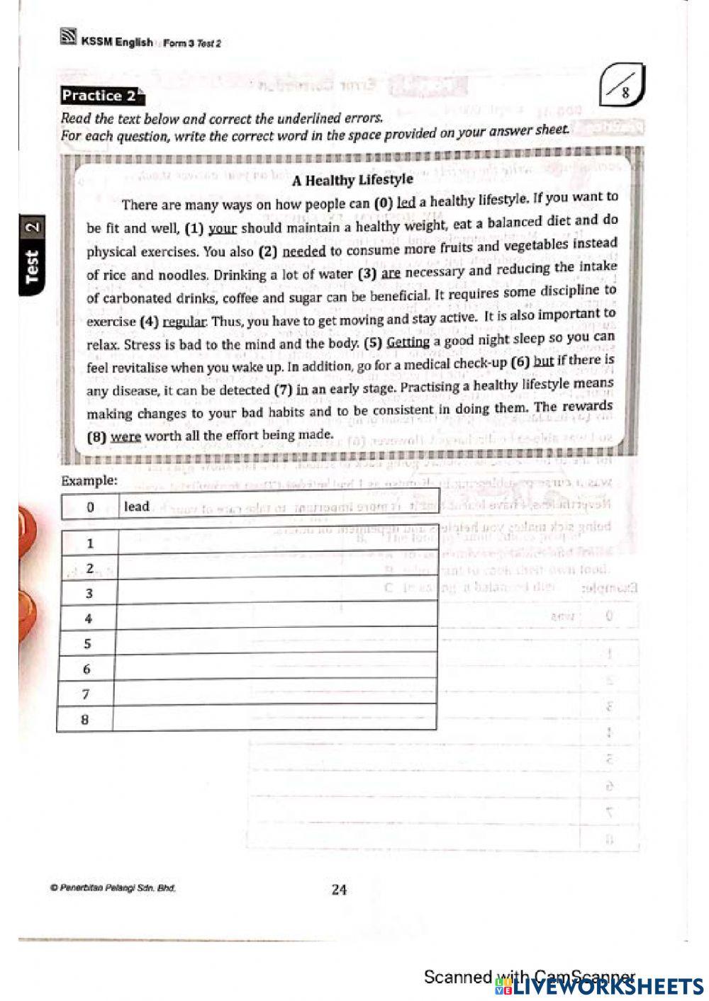 FORM 3 2021 ERR… | Free Interactive Worksheets | 4114746