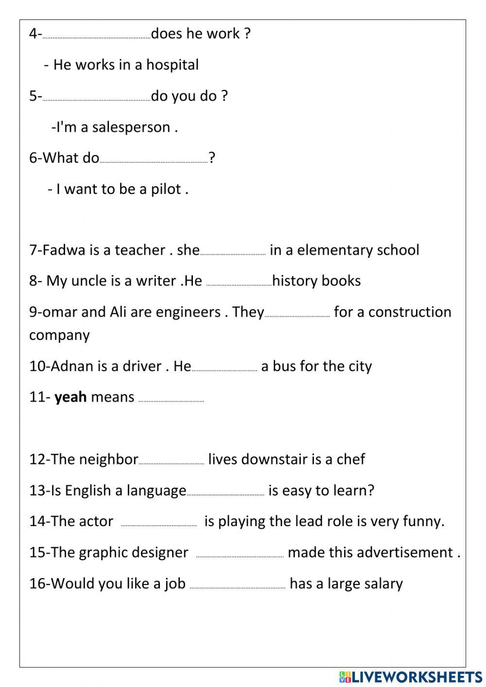 Unit 3 online exercise for grade 2 | Live Worksheets