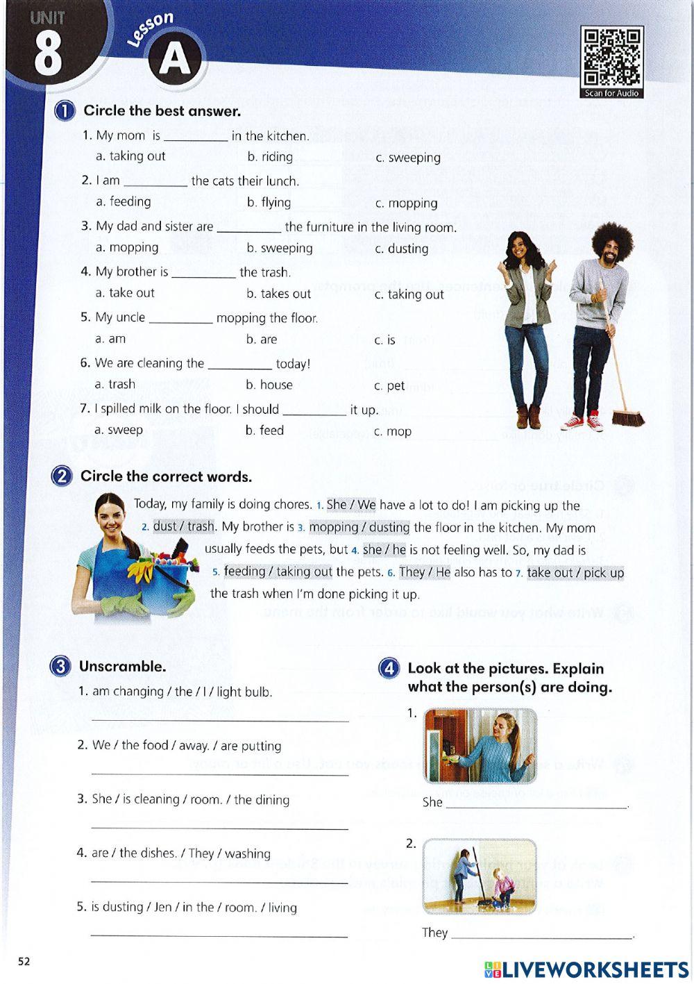 Worksheet online 8A online exercise for | Live Worksheets
