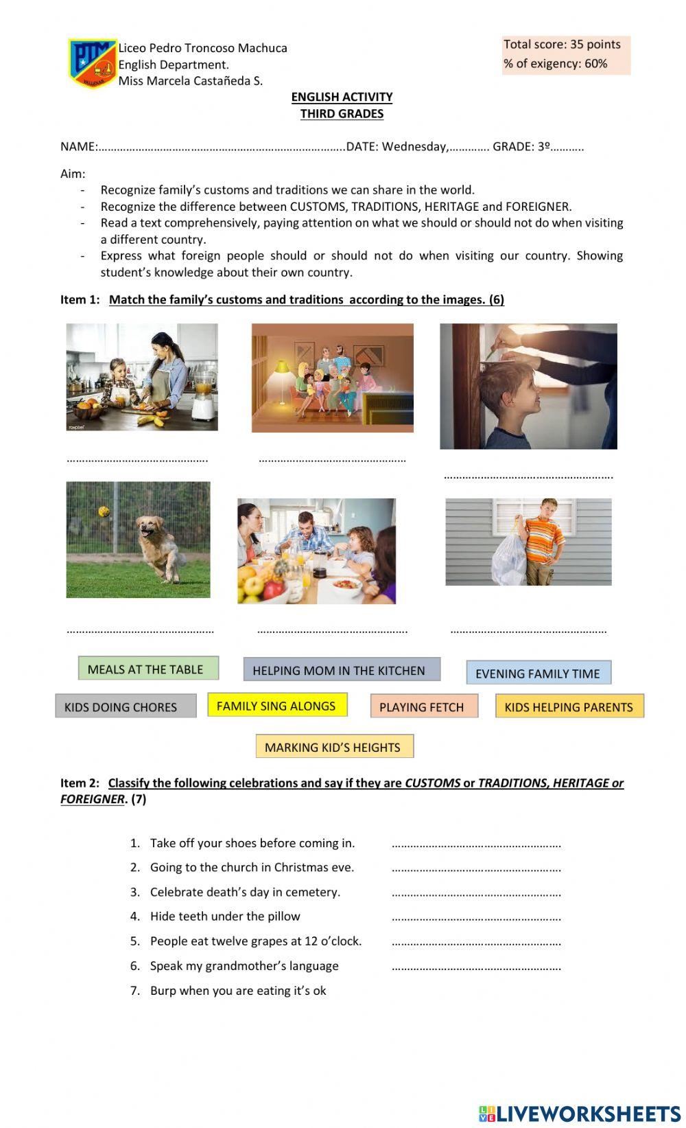 1547998 | Traditions | MarcelaCasan | LiveWorksheets