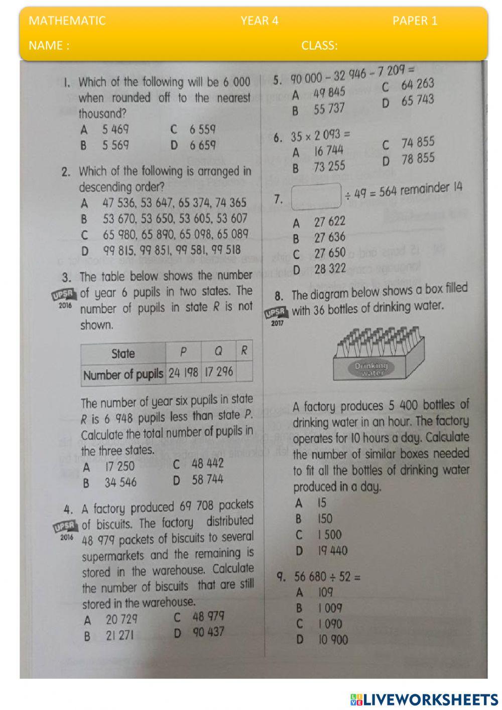 Numbers & Operations ( Revision 5 )-bY Tch Ctainon