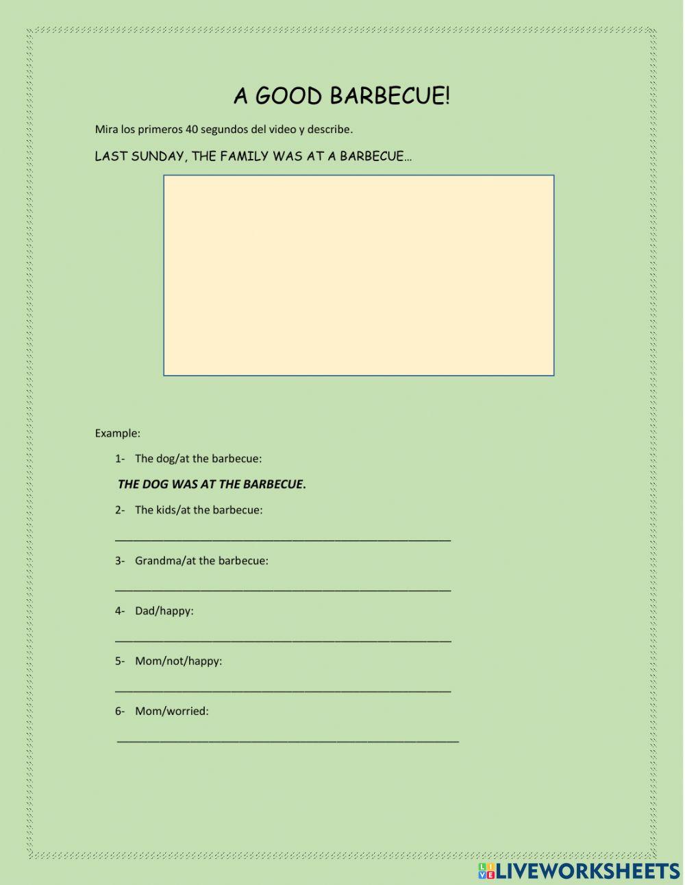 A good barbecue 1548991 | daimerlos | Live Worksheets