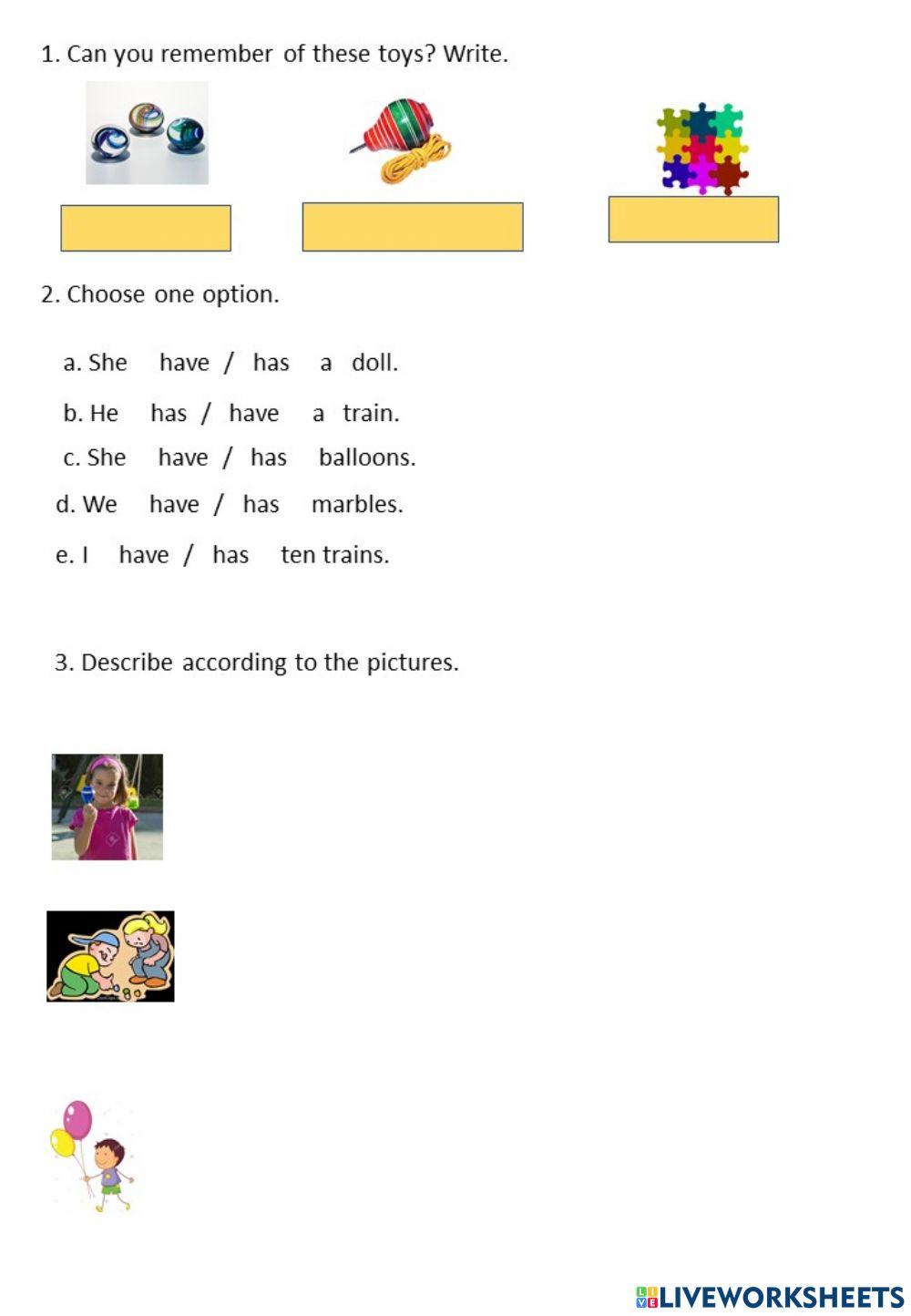 Have has interactive activity for ELEMENTAL | Live Worksheets