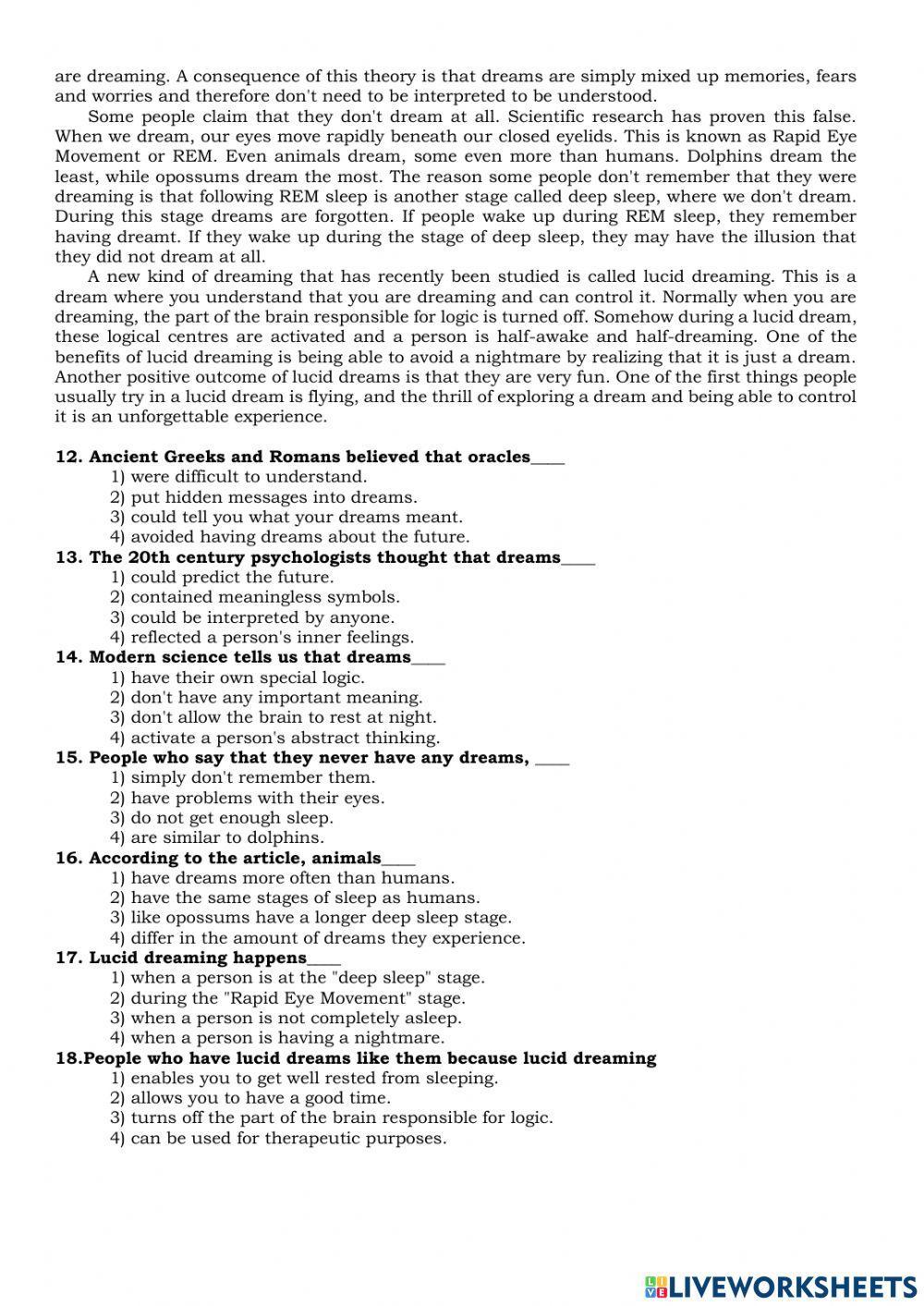 RNE Practice Reading 1412 worksheet | Live Worksheets