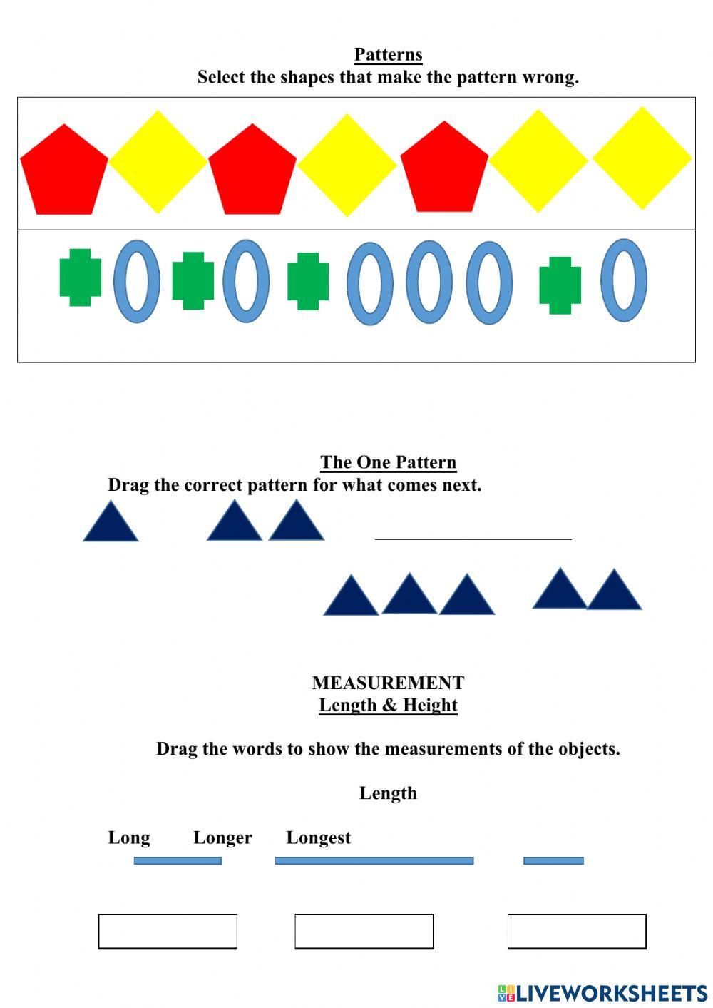 Weekly test week 8 term 1 worksheet | Live Worksheets