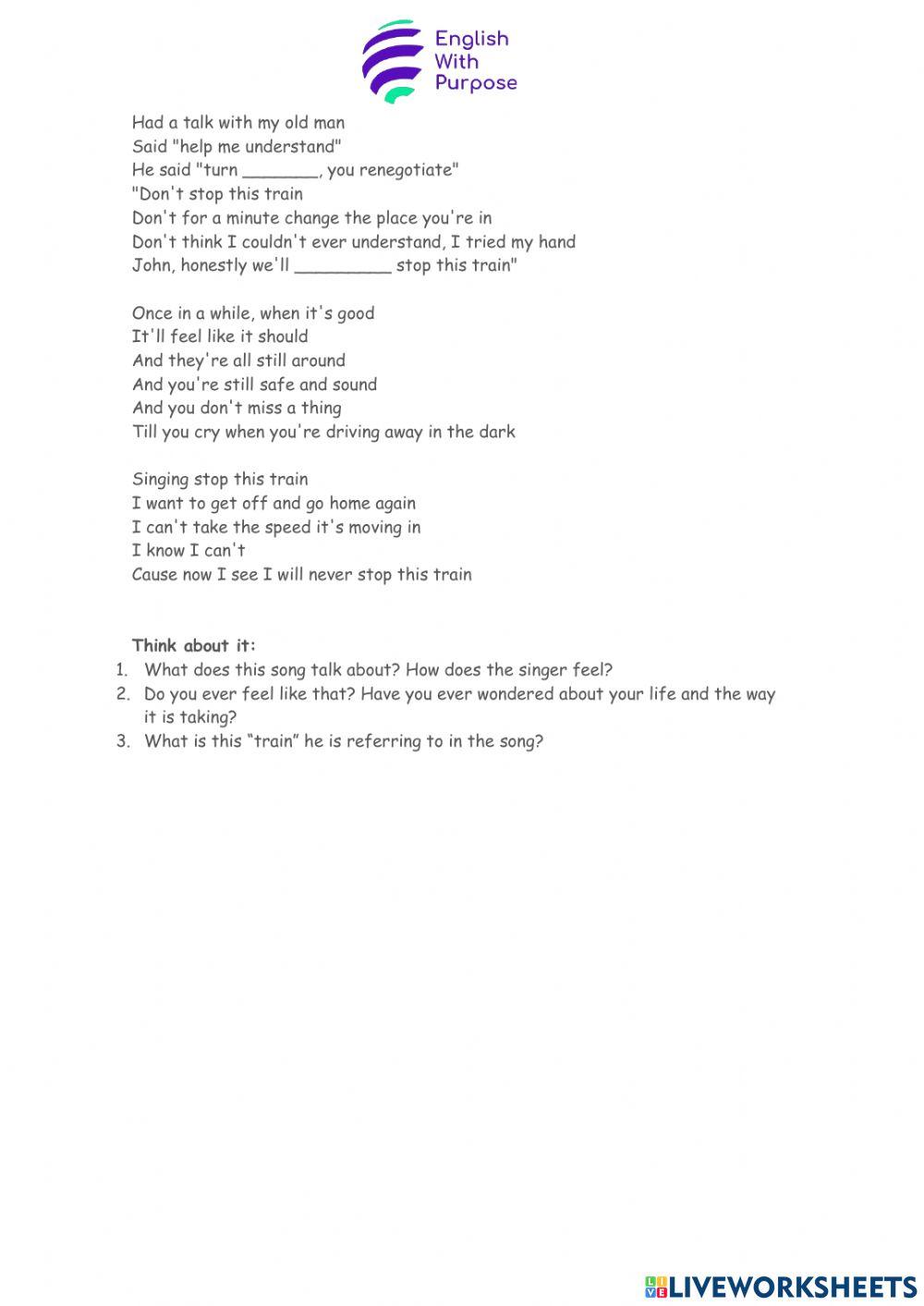 Stop this train - John Mayer 1550004 | Debora Campos