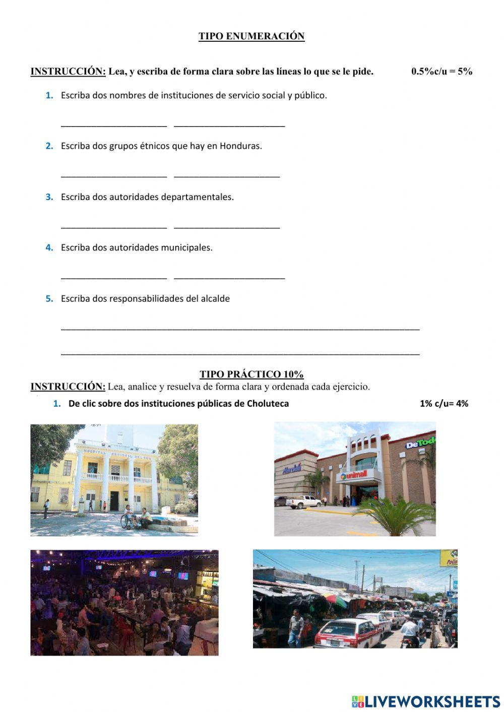 Examen de Ciencias Sociales 1550464 | Melissa Meraz