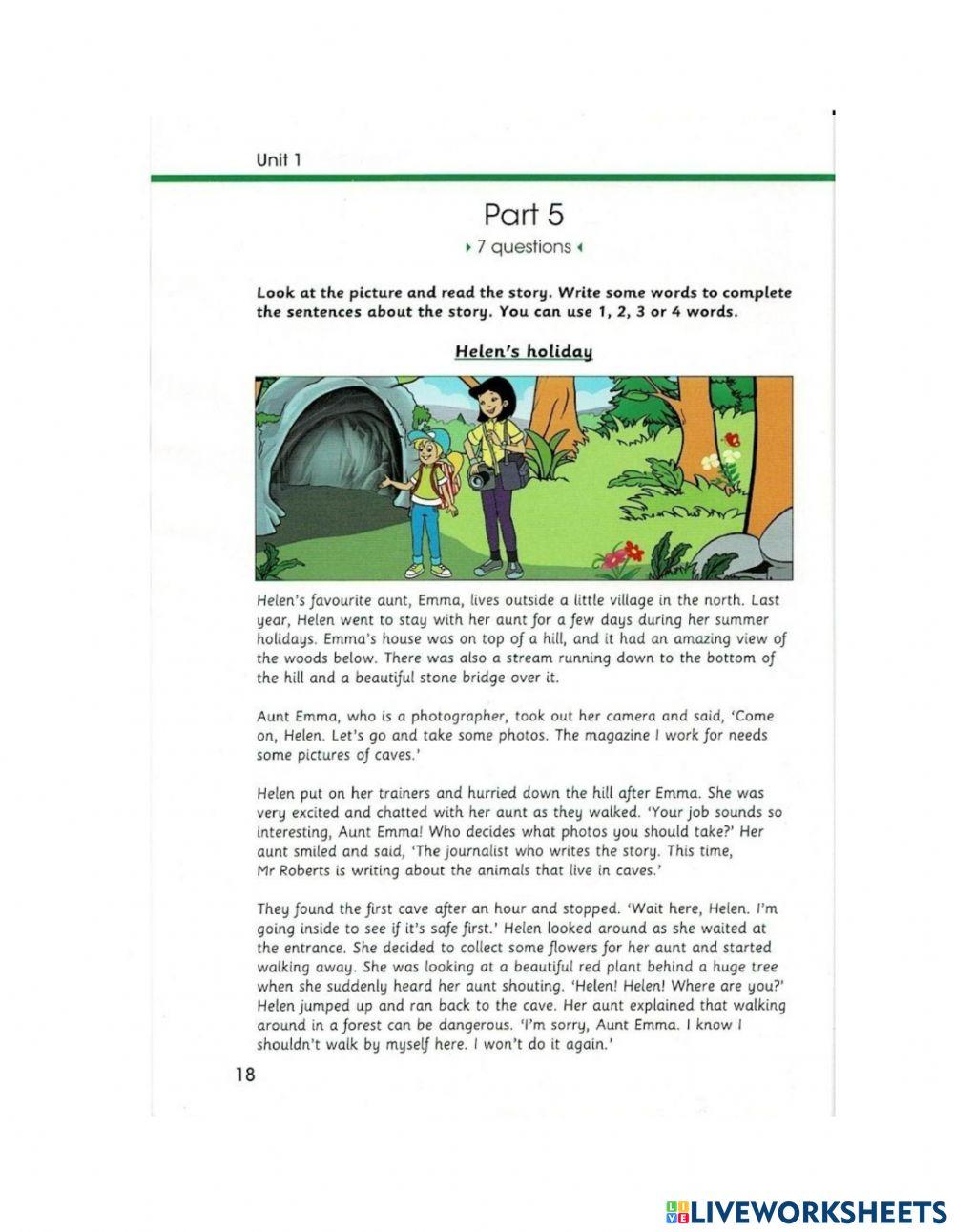 4163017 | FLYERS - UNIT 1 - PART 5- LISTENING - READING