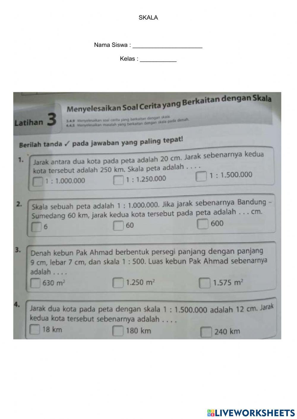 Skala 1550932 | pangesti rahayu | Live Worksheets