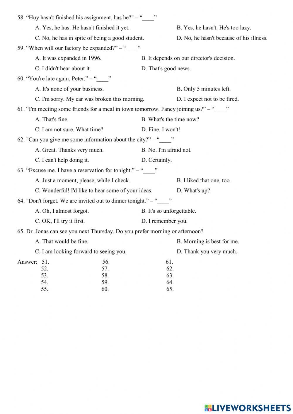 Unit 3 - Becoming independent online exercise for | Live Worksheets