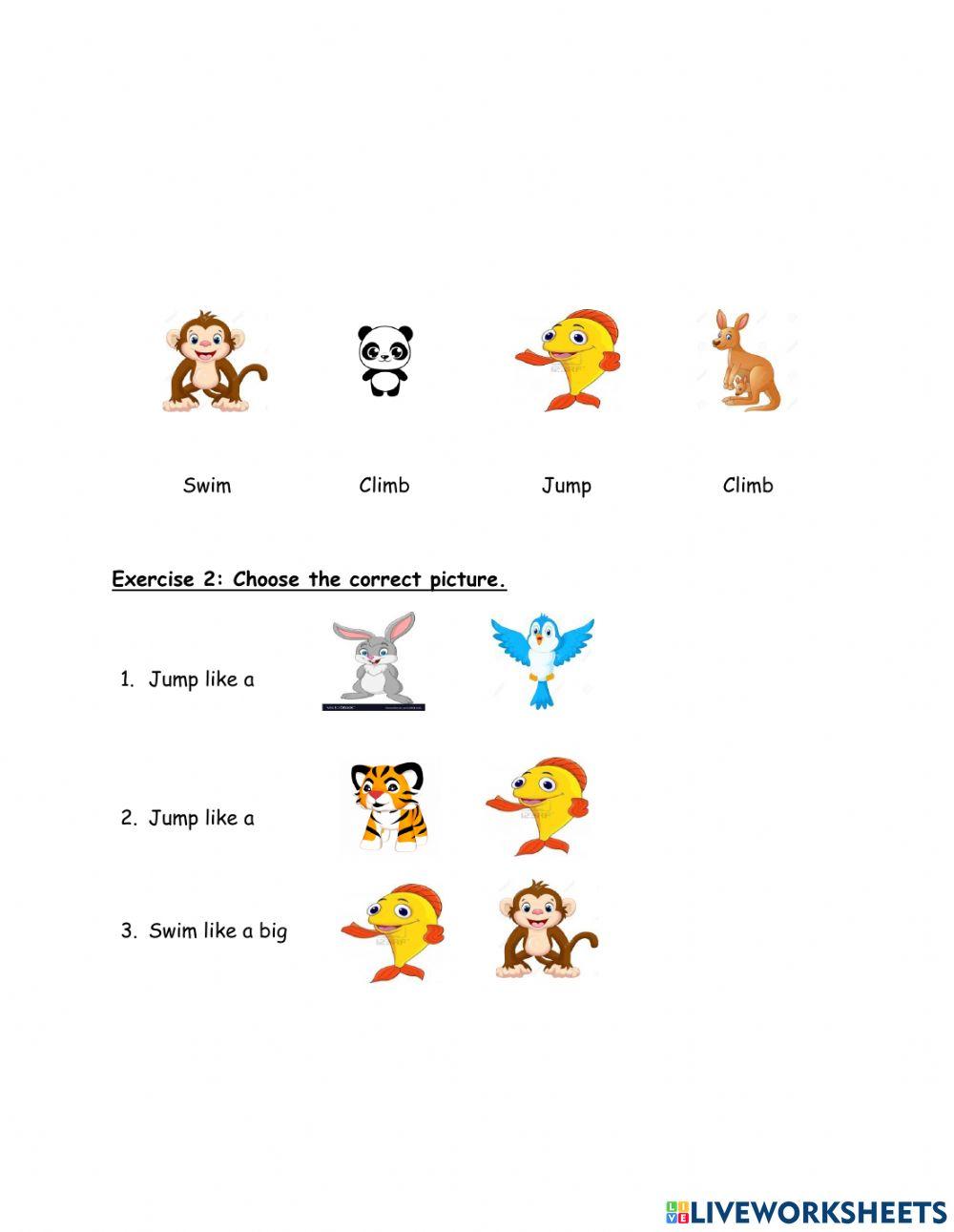 Just wiggle | Free Interactive Worksheets | 1552383