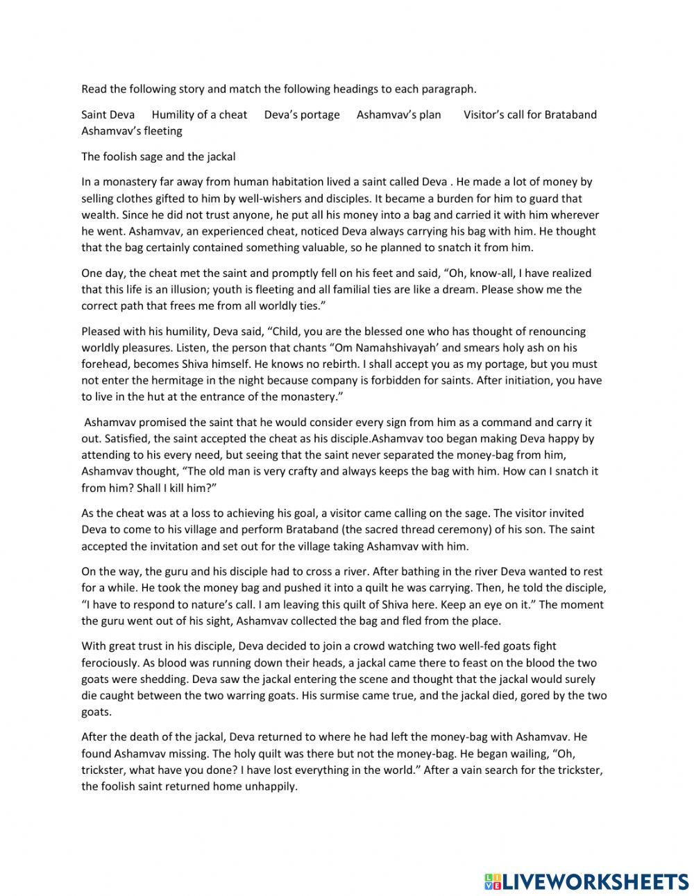 1552863 | Reading text: Moral Stories | Pokharel1