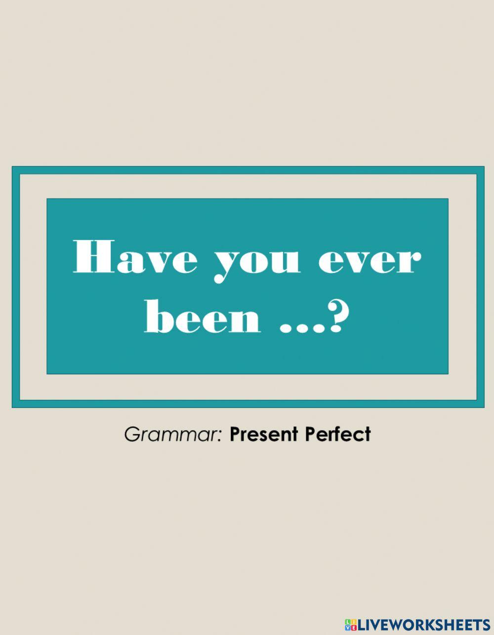 FF4 Unit 11 Have you ever been to L-6-1-CB worksheet | Live Worksheets