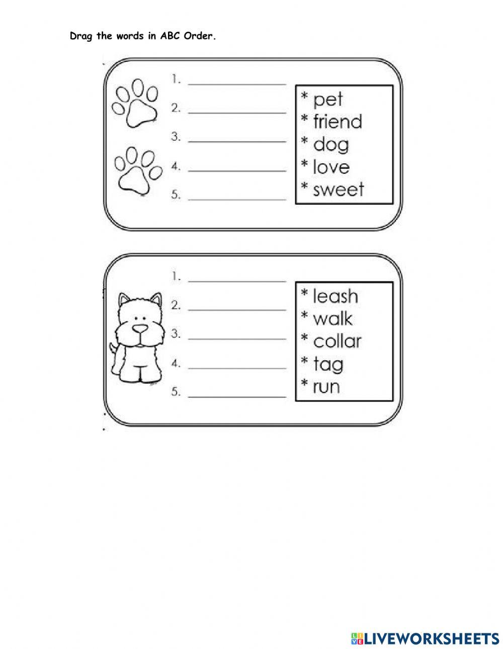 1553242 | Abc order | Ms_Mendez | LiveWorksheets