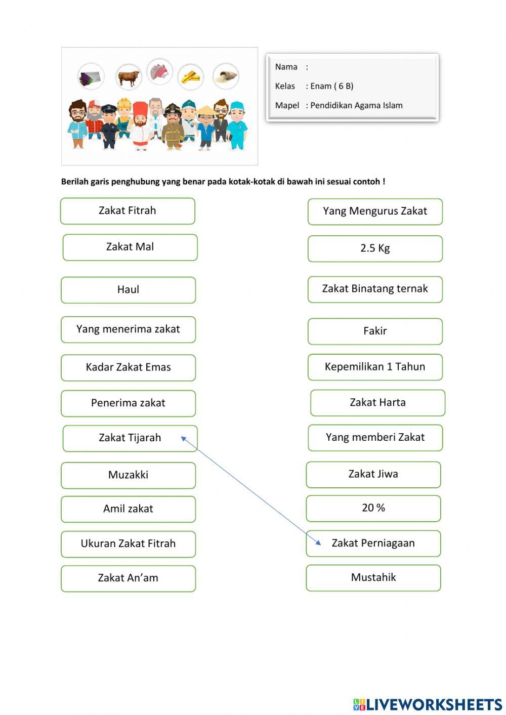 Zakat 2130 | Muhammad Atiq | Live Worksheets